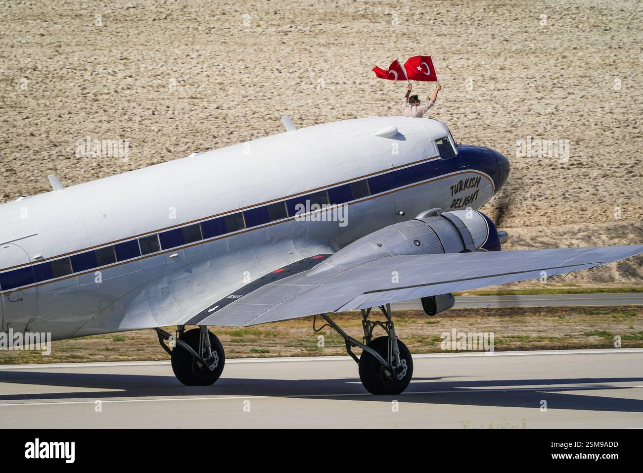 ESKISEHIR, TURKIYE - SEPTEMBER 22, 2024: Private Douglas DC-3A (2204 ...