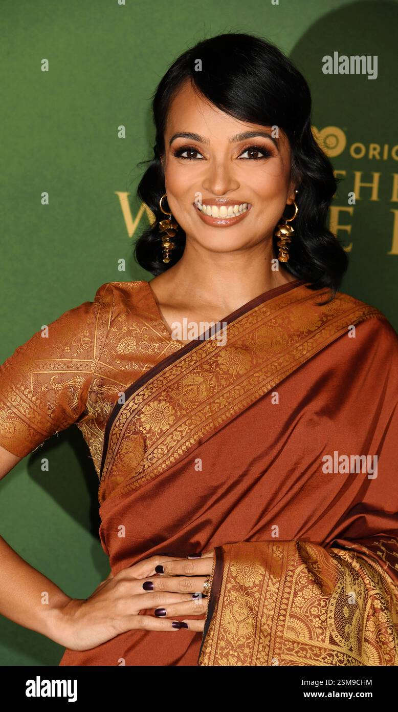 LOS ANGELES, CALIFORNIA - FEBRUARY 10: Shalini Peiris attends the Los ...