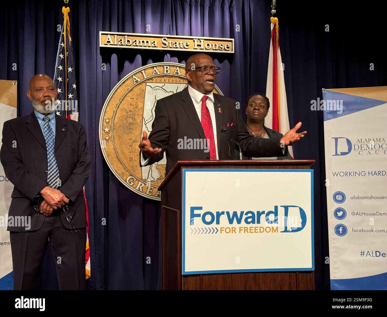 CORRECTS ID State Rep. Thomas Jackson, Montgomery, Ala., Wednesday, Feb ...
