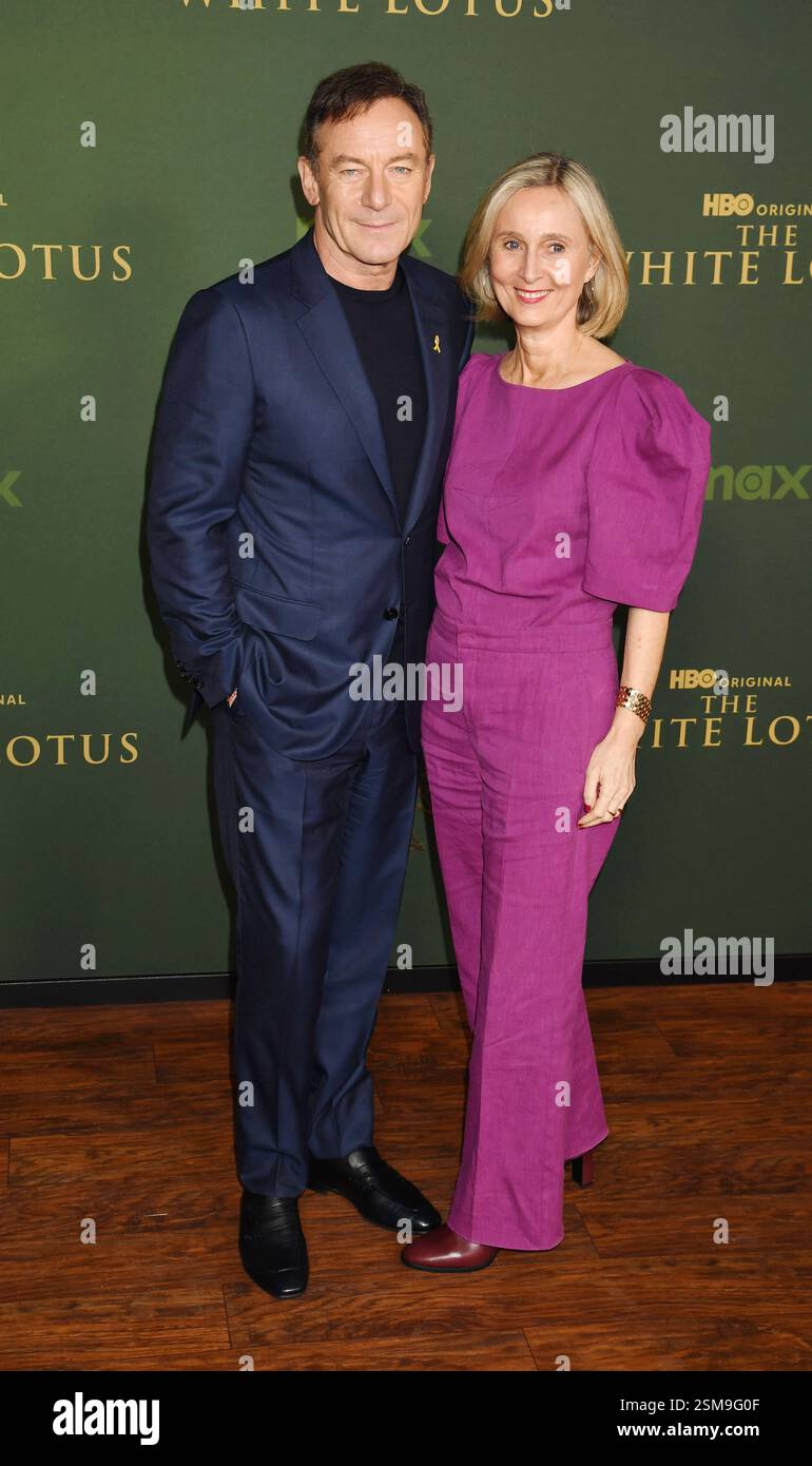 LOS ANGELES, CALIFORNIA - FEBRUARY 10: (L-R) Jason Isaacs and Emma ...
