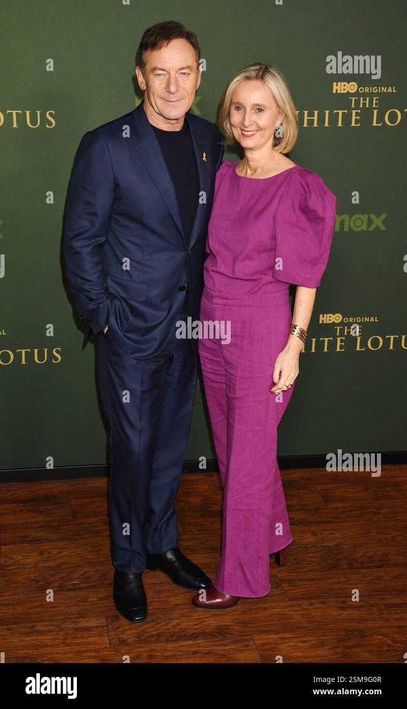 LOS ANGELES, CALIFORNIA - FEBRUARY 10: (L-R) Jason Isaacs and Emma ...