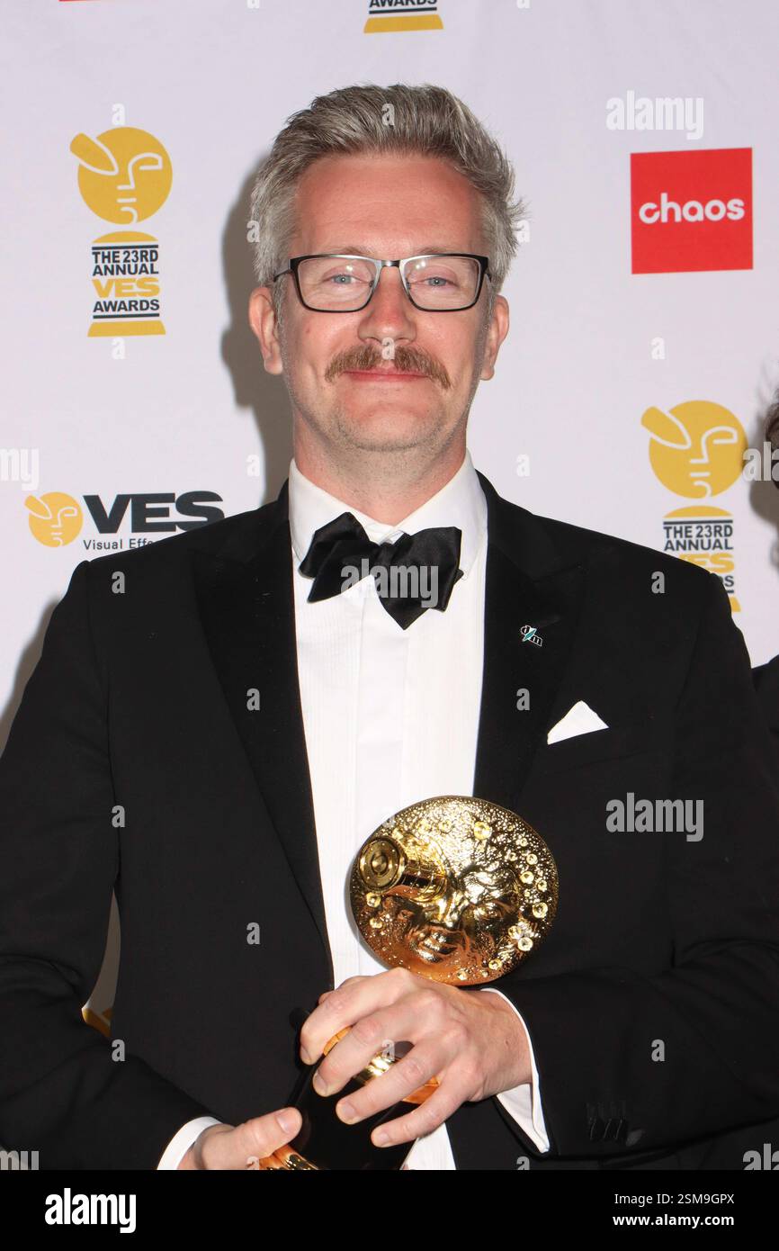 Nicklas Andersson 02/11/2025 The 23rd Annual VES Awards Press Room held at The Beverly Hilton in ...