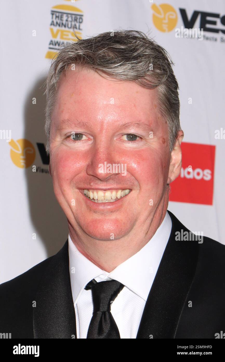 Paul Story 02/11/2025 The 23rd Annual VES Awards Press Room held at The ...