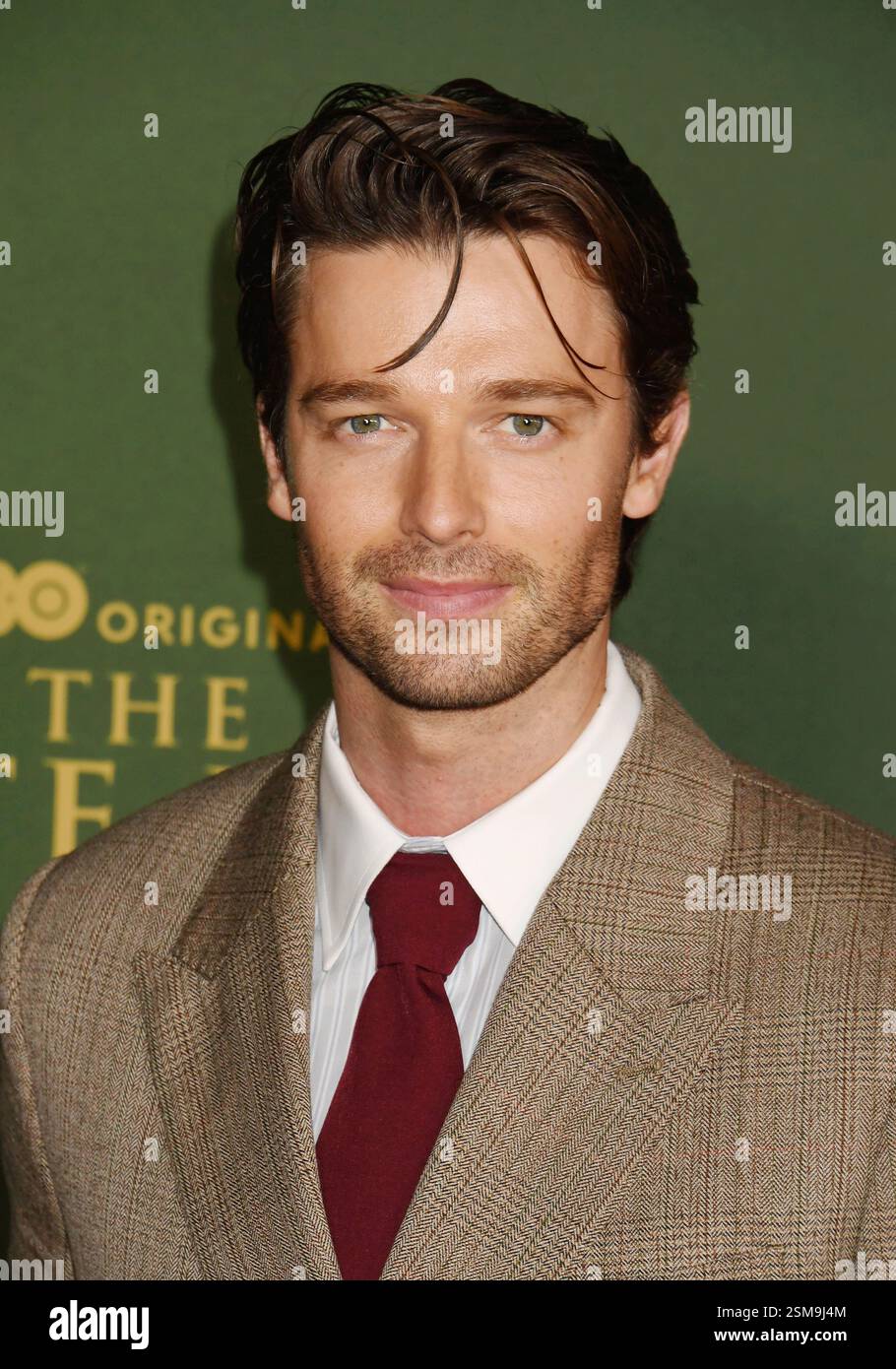 LOS ANGELES, CALIFORNIA - FEBRUARY 10: Patrick Schwarzenegger attends ...