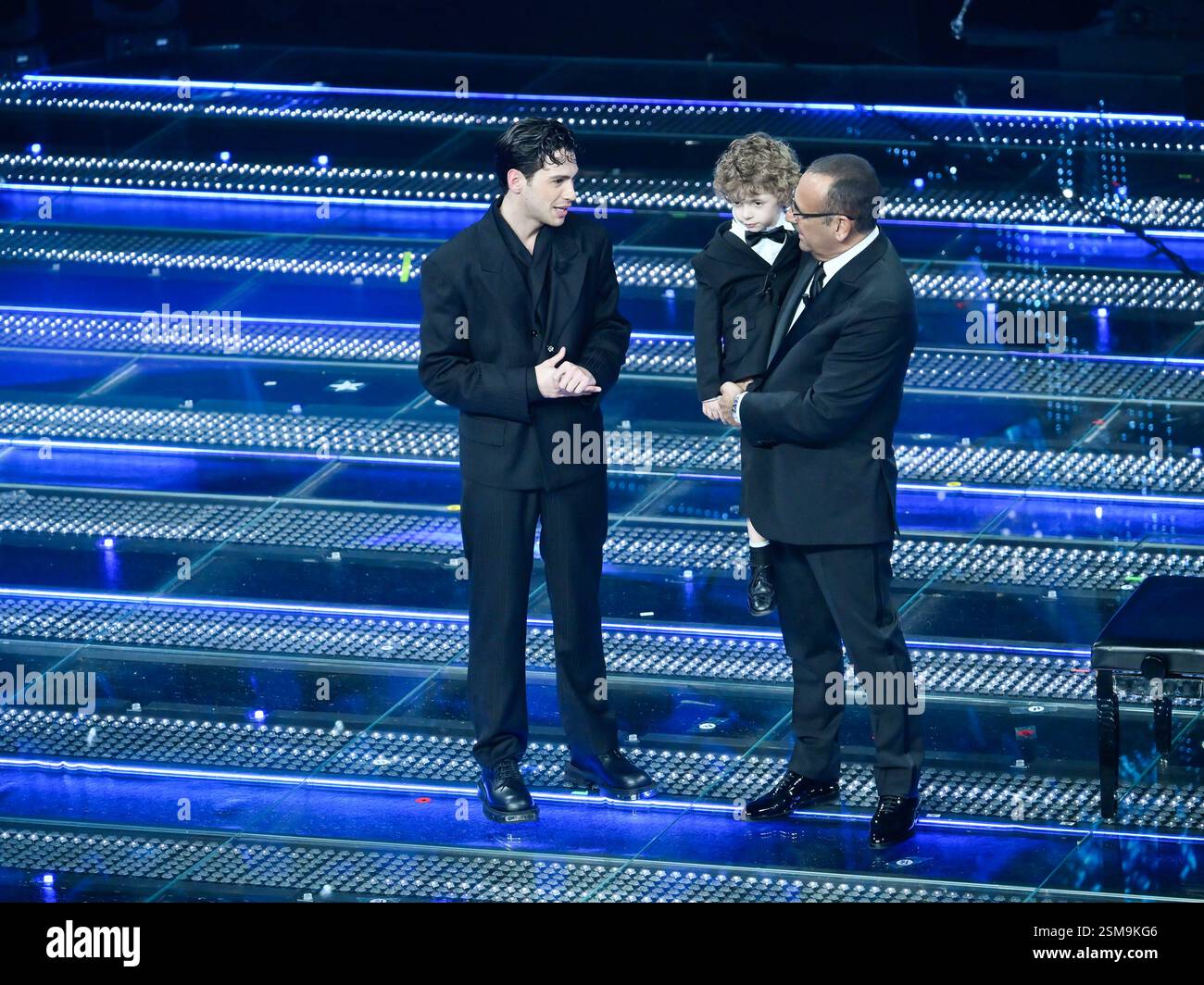 Sanremo, Italy. 12th Feb, 2025. Second Evening. In the Photo: Carlo ...