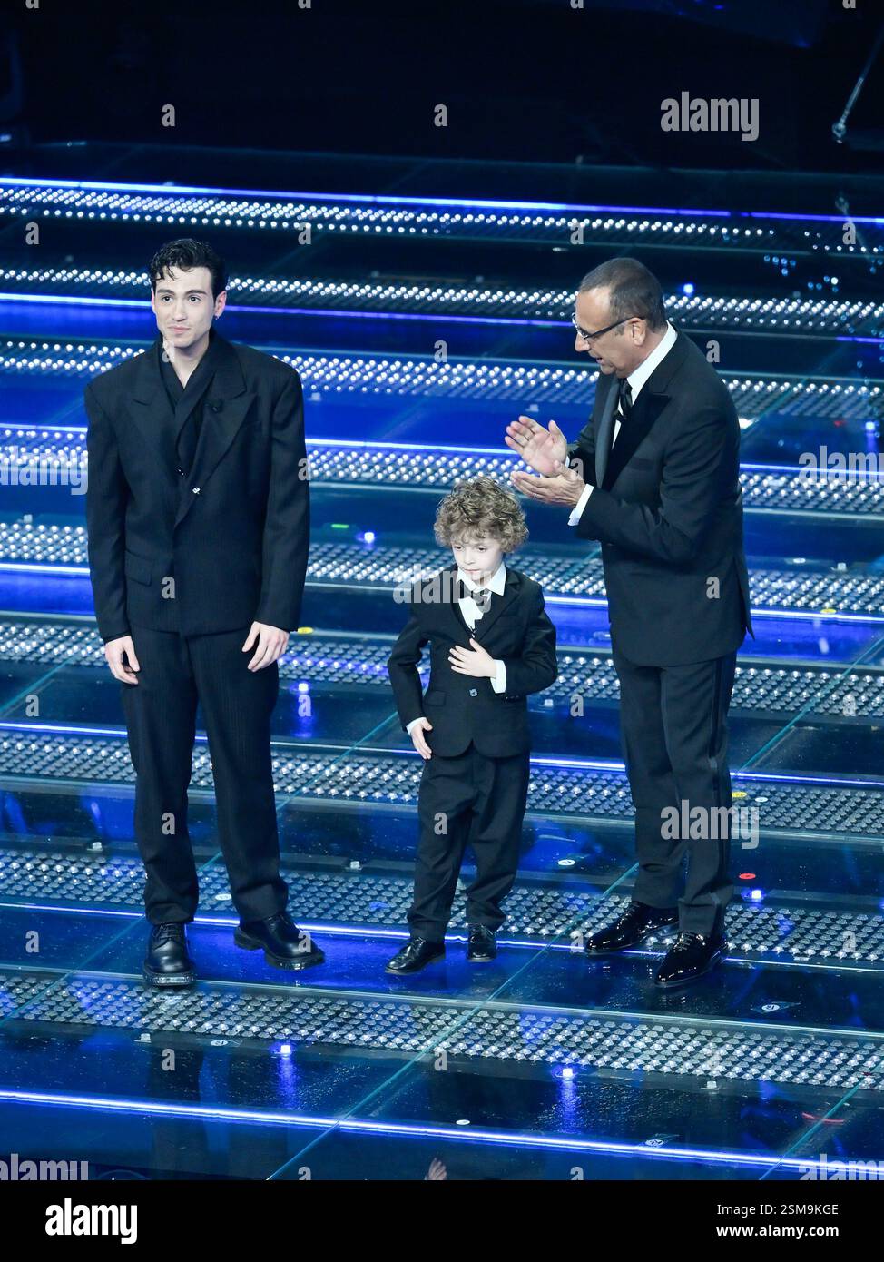 Sanremo, Italy. 12th Feb, 2025. Second Evening. In the Photo: Carlo ...