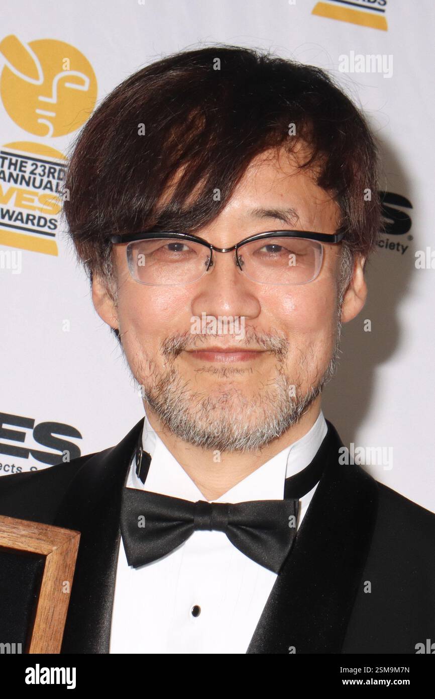 Takashi Yamazaki 02/11/2025 The 23rd Annual VES Awards Press Room held ...