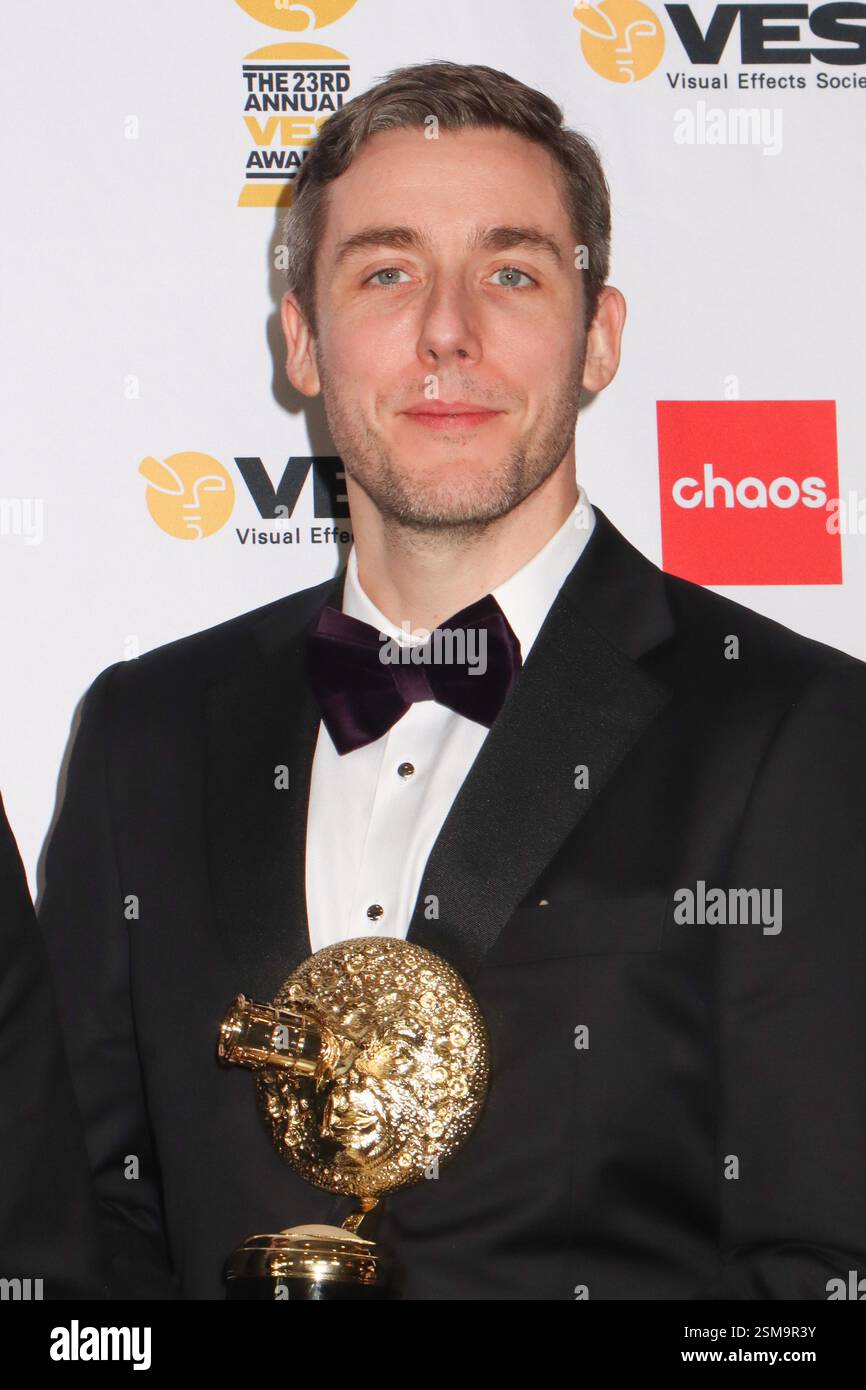 Alexandre Prod'home 02/11/2025 The 23rd Annual VES Awards Press Room ...