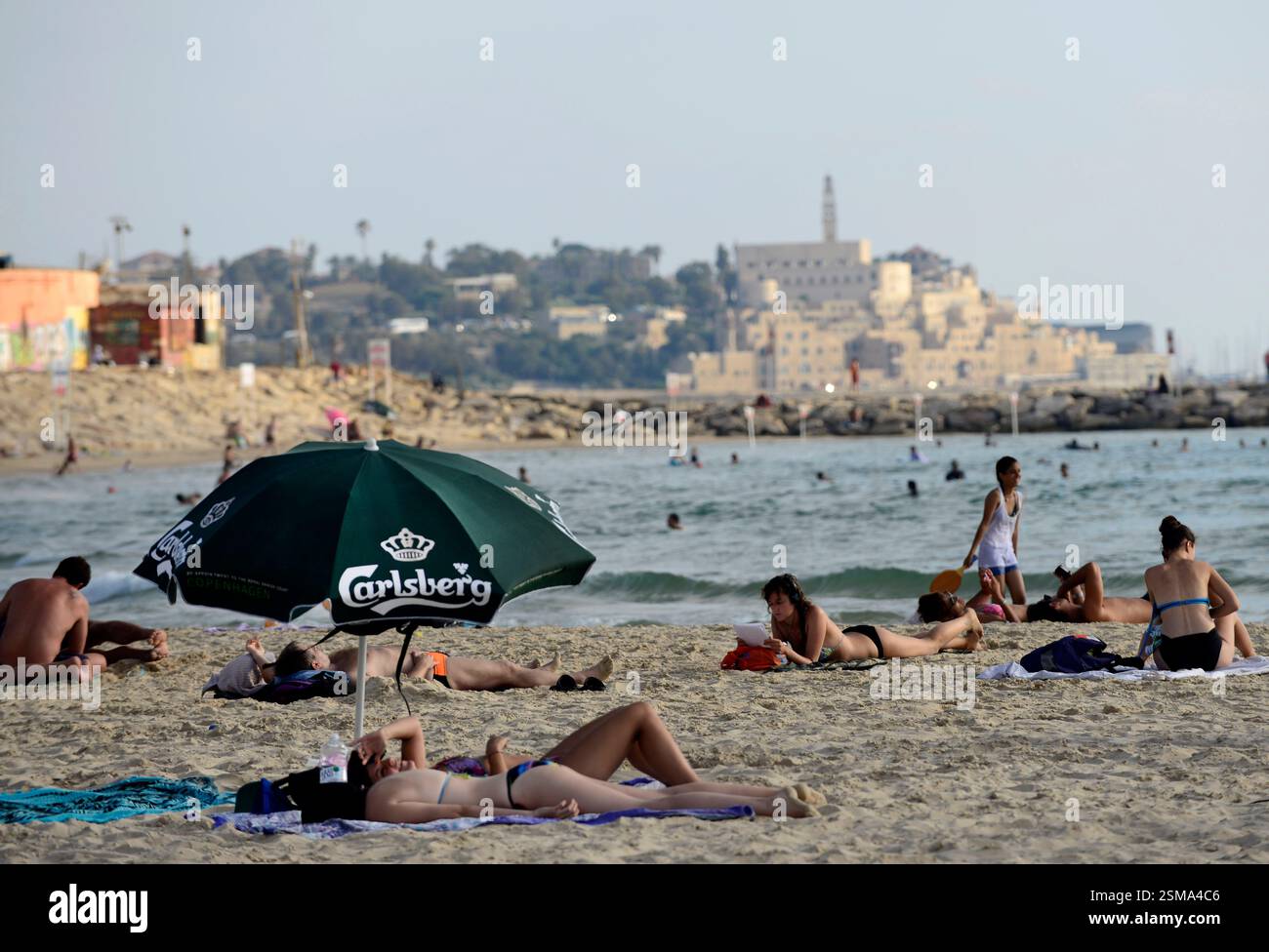 Israel beach woman bikini hi-res stock photography and images - Alamy
