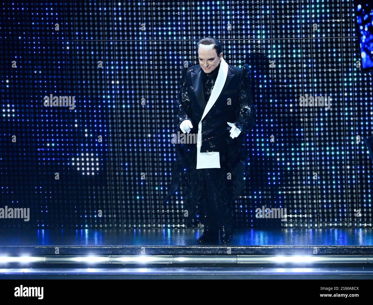 Sanremo, 75th Italian Song Festival 2025 - Second Evening. In the photo ...