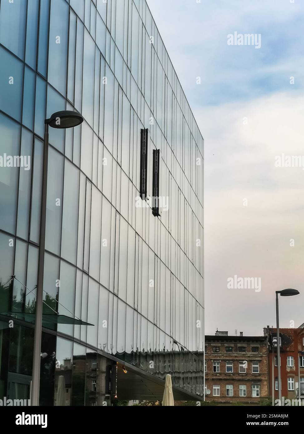 Wroclaw, Poland - July 10 2024: Glass facade of Medicus Clinic building ...