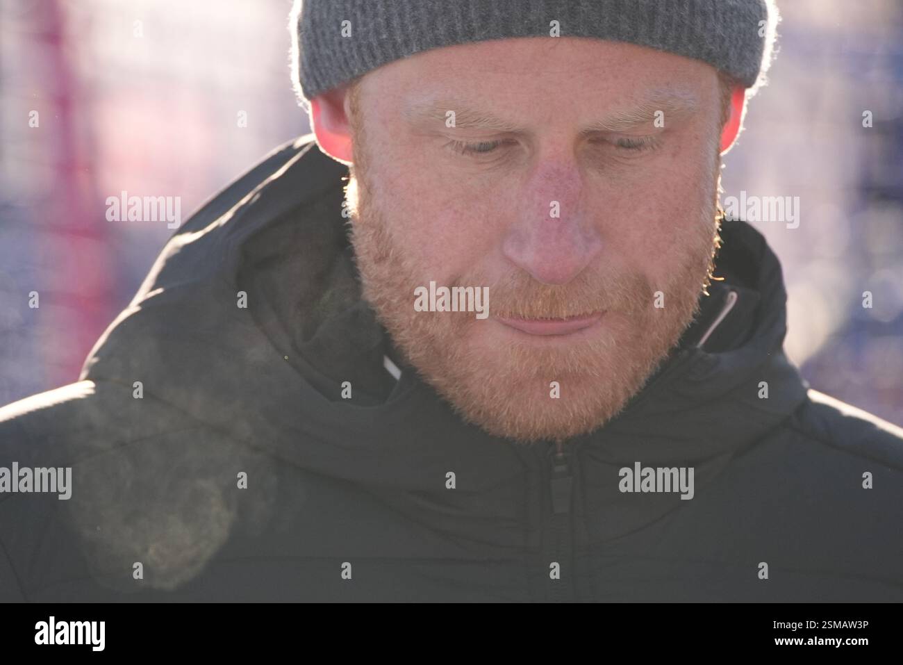 The Duke of Sussex during a medal presentation for the women’s ...