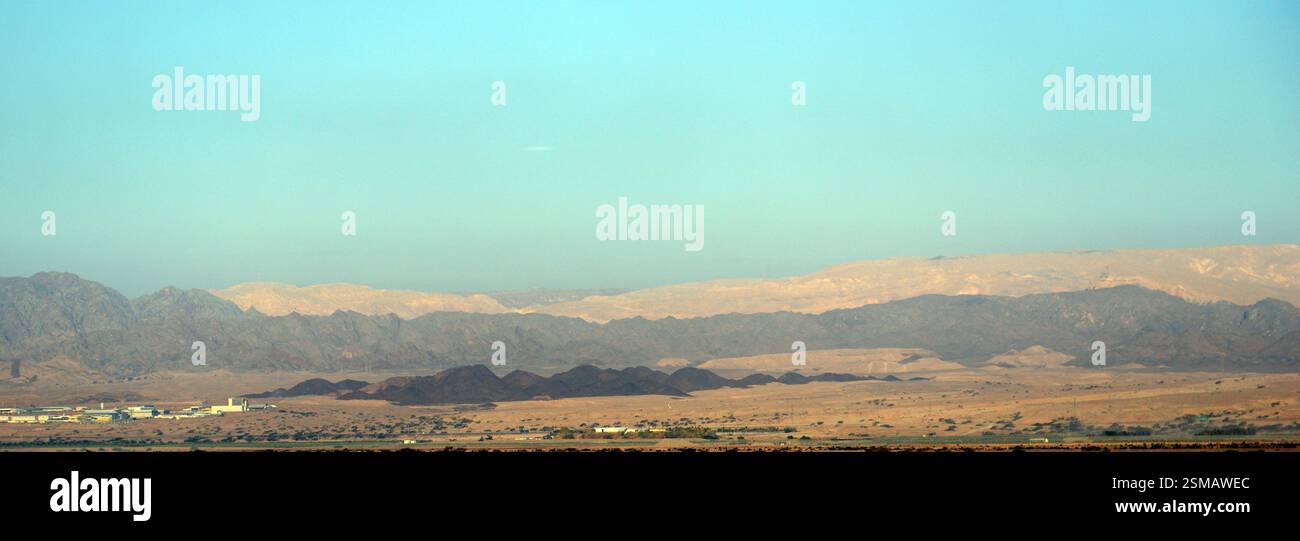 An aerial view of the Arabah desert in Israel Stock Photo - Alamy