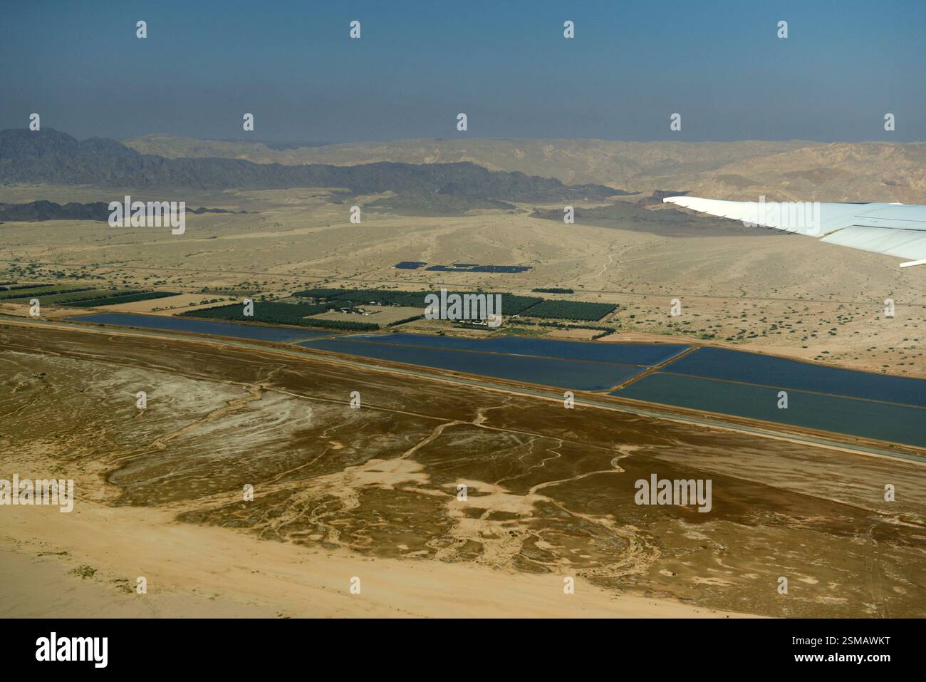 An aerial view of the Arabah desert in Israel Stock Photo - Alamy