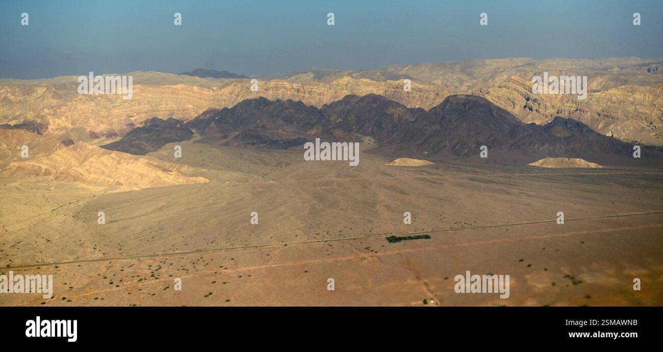 An aerial view of the Arabah desert in Israel Stock Photo - Alamy