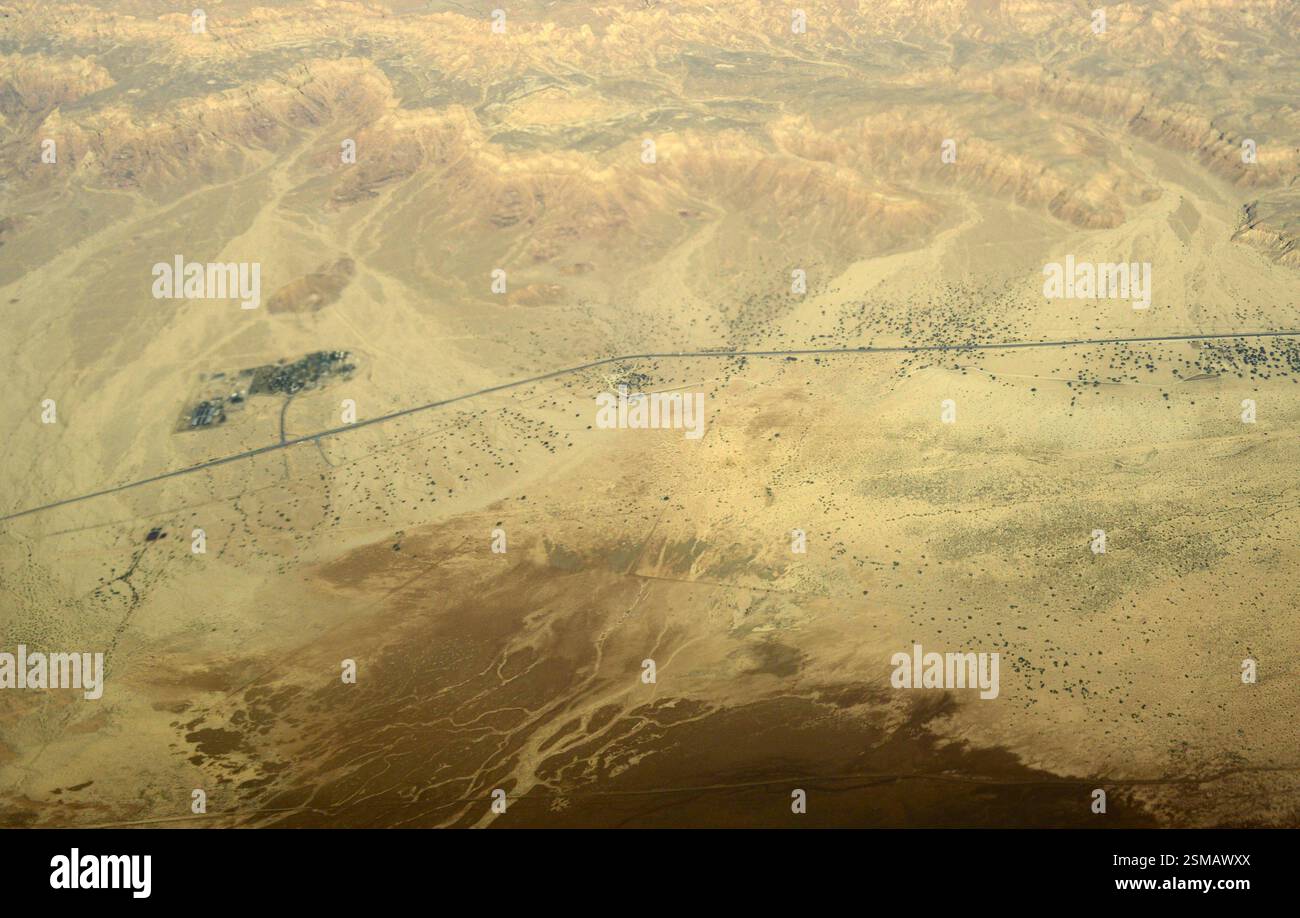 An aerial view of the Arabah desert in Israel Stock Photo - Alamy