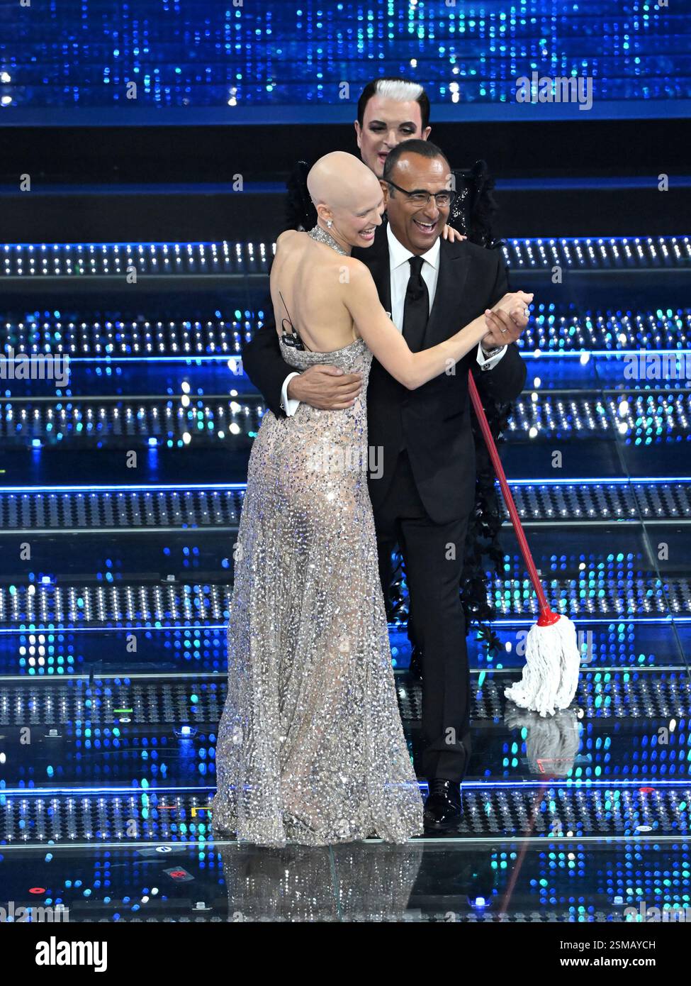 Sanremo, Italy. 13th Feb, 2025. Second Evening. In the photo Bianca ...