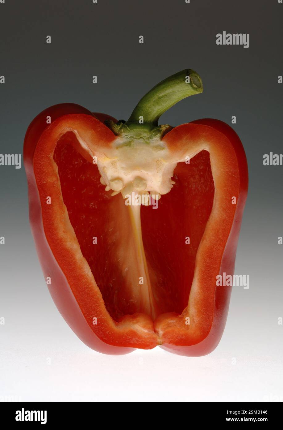 Vegetable, red capsicum used in salad, India, Asia Stock Photo - Alamy