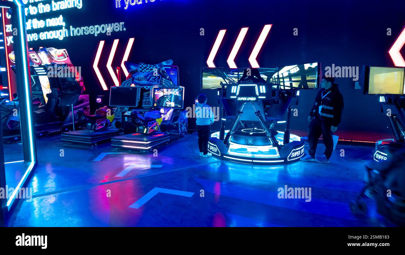 Riyadh,Saudi Arabia-Dec 25,2025:Riyadh Boulevard World theme park and ...