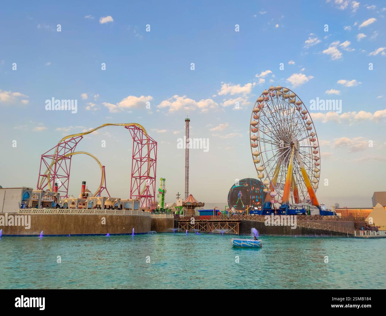 Riyadh,Saudi Arabia-Dec 25, 2025:Riyadh Boulevard World attractions ...