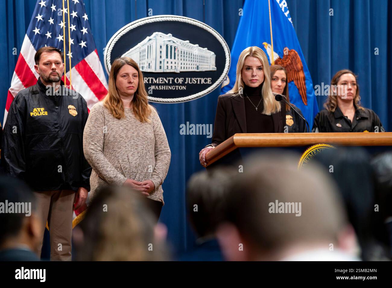 Washington, United States. 12th Feb, 2025. Attorney General Pam Bondi ...