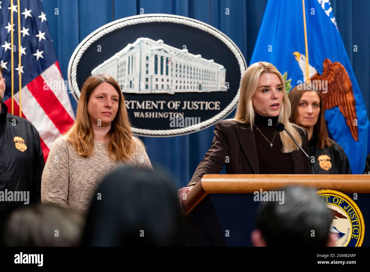 Washington, United States. 12th Feb, 2025. Attorney General Pam Bondi ...