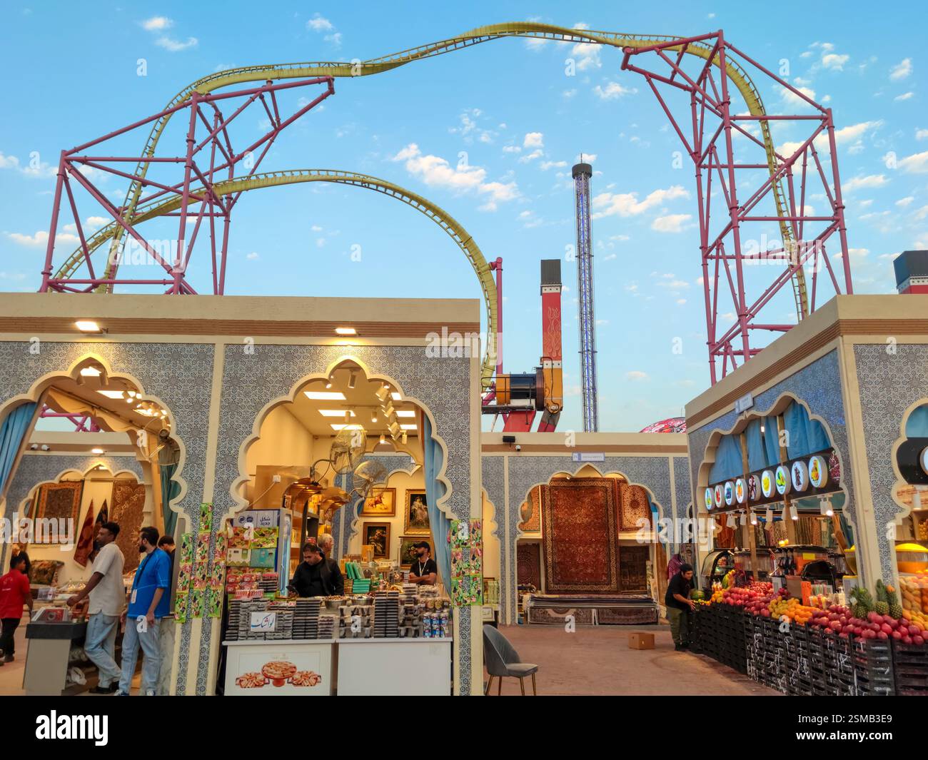 Riyadh,Saudi Arabia-Dec 25, 2025:Shops selling souvenirs and food ...