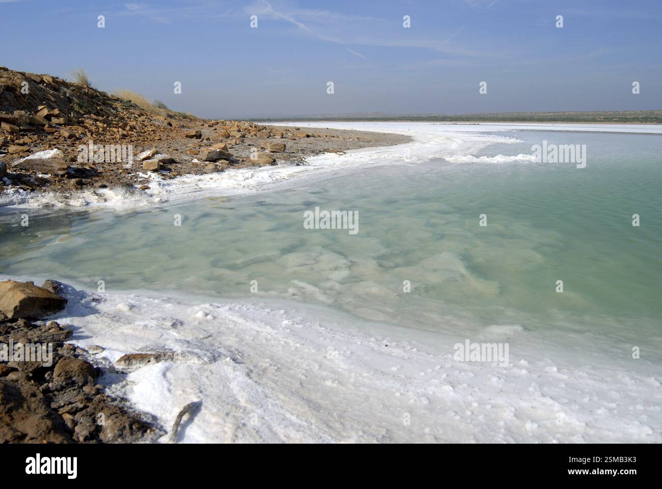 Salt residue, Great Rann of Kutch, Kutch, Gujarat, India, Asia Stock ...