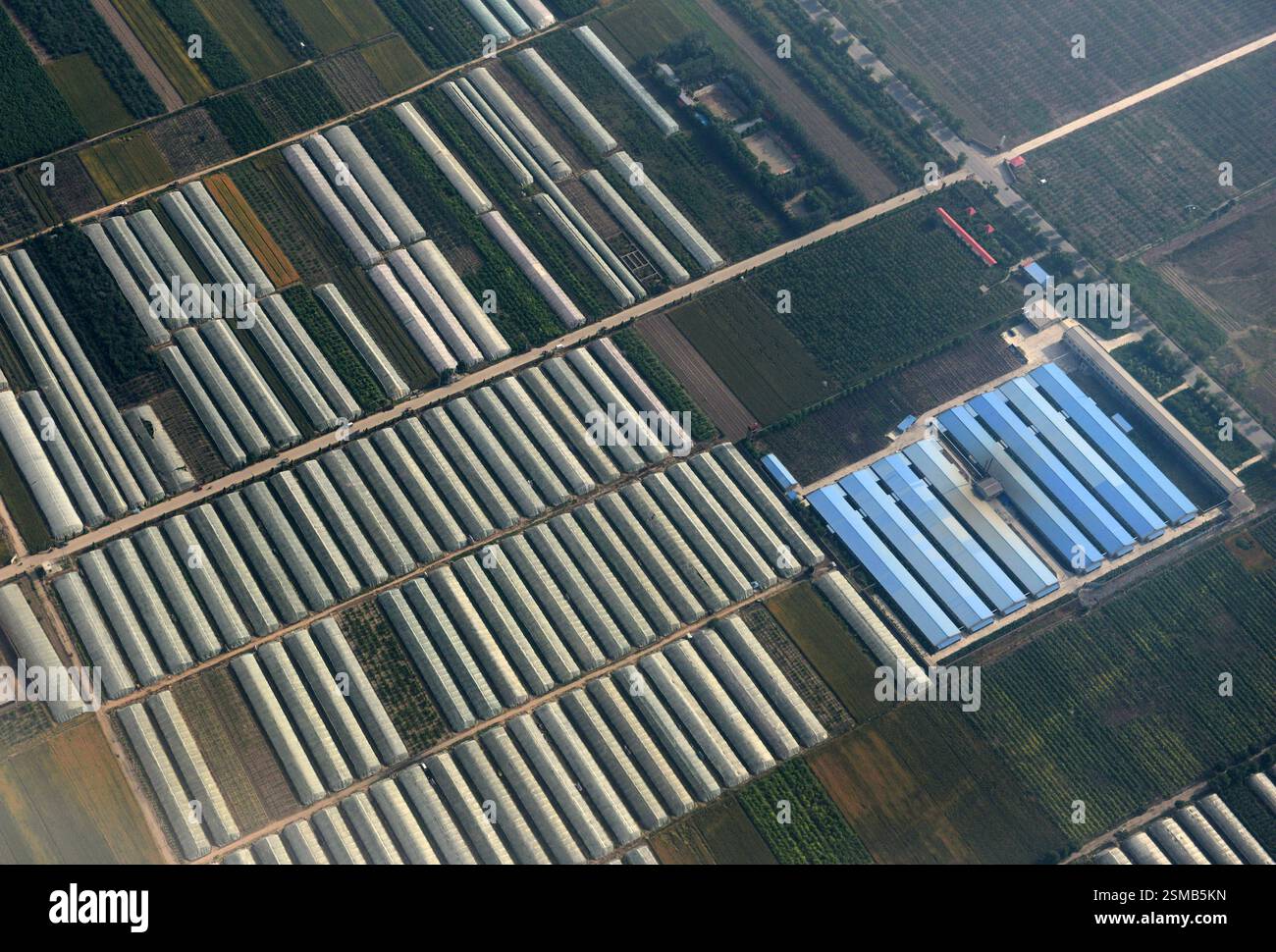 Aerial view of farms in Guangdong province, China Stock Photo - Alamy