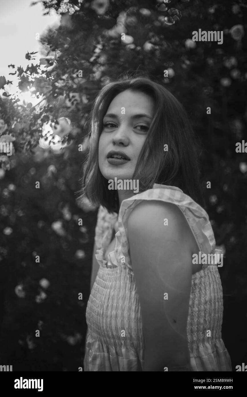 Natural flowers photos Black and White Stock Photos & Images - Alamy