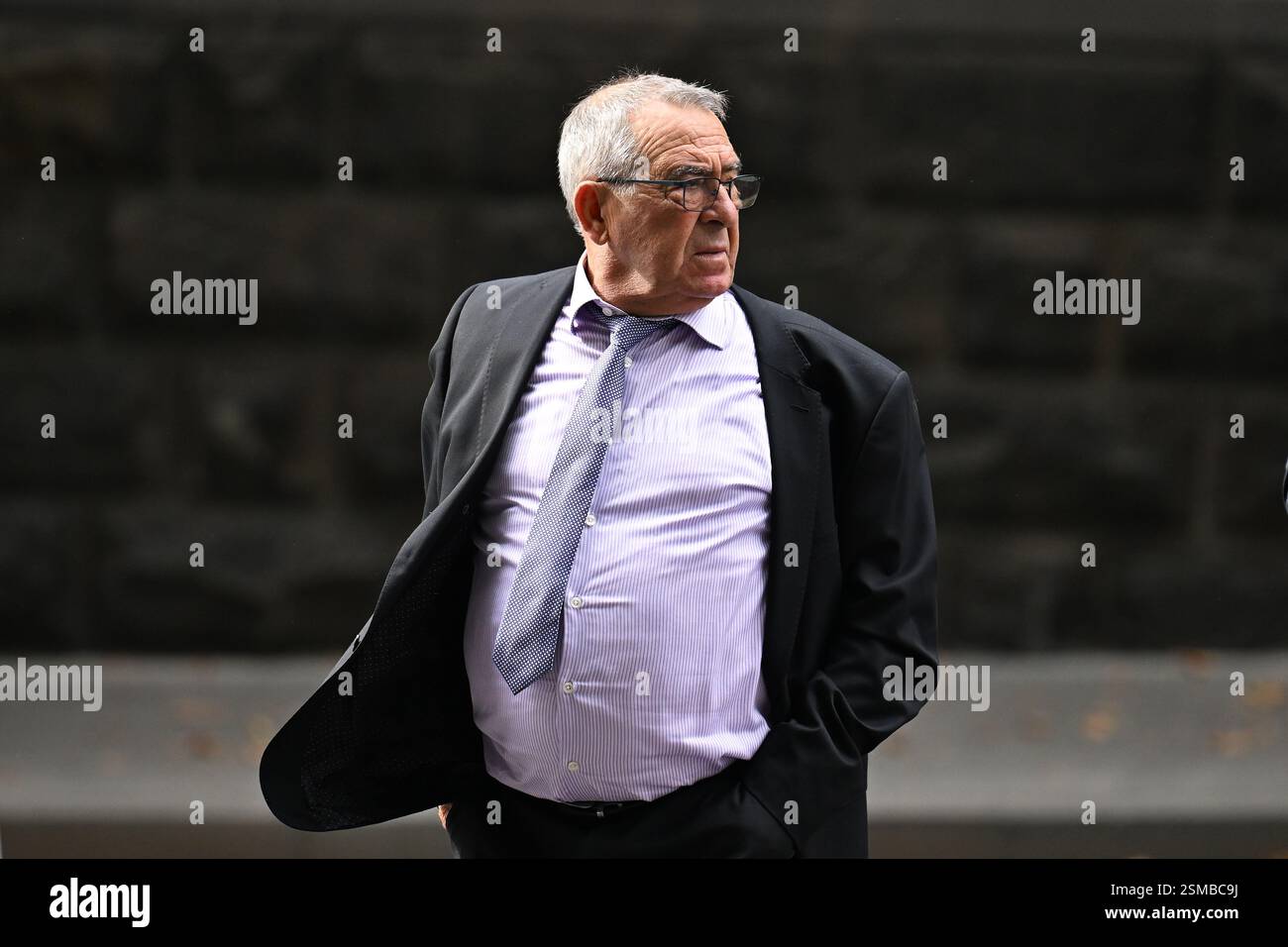 Melbourne, Australia. 13th Feb, 2025. Vincenzo Crupi departs from the ...