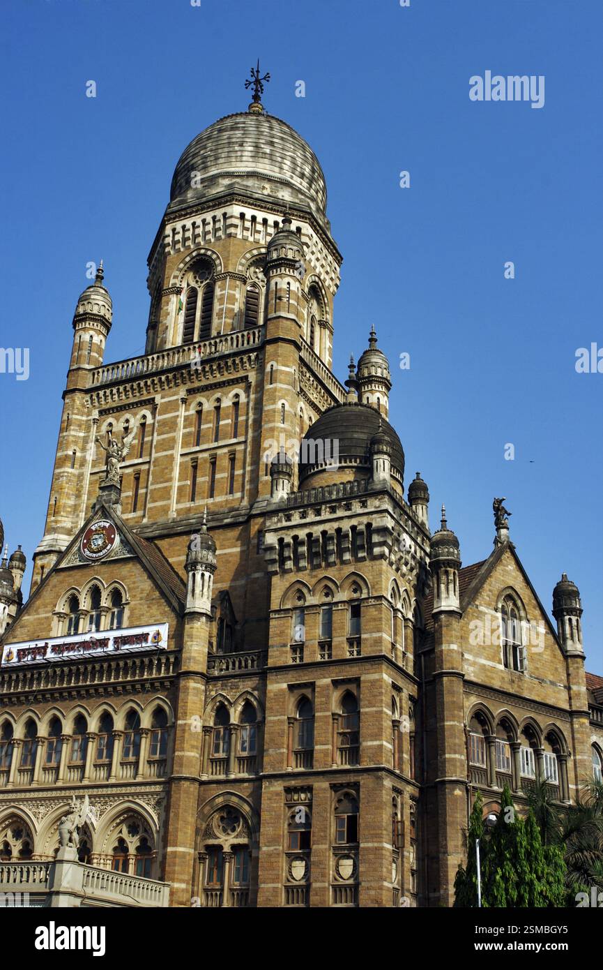 Municipal corporation building bombay mumbai hi-res stock photography ...