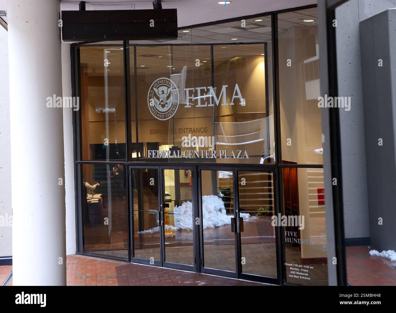 Washington Dc, Virginia, USA. 12th Feb, 2025. The entrance of FEMA ...