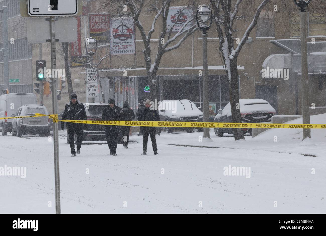 Milwaukee, Wisconsin, USA. 12th Feb, 2025. Milwaukee police and ATF ...
