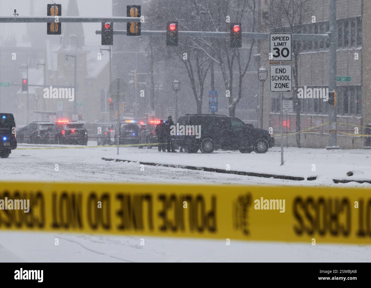 Milwaukee, Wisconsin, USA. 12th Feb, 2025. Milwaukee police and ATF ...