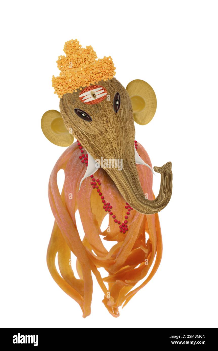 Abstract idol of lord Ganesh ganpati Stock Photo - Alamy
