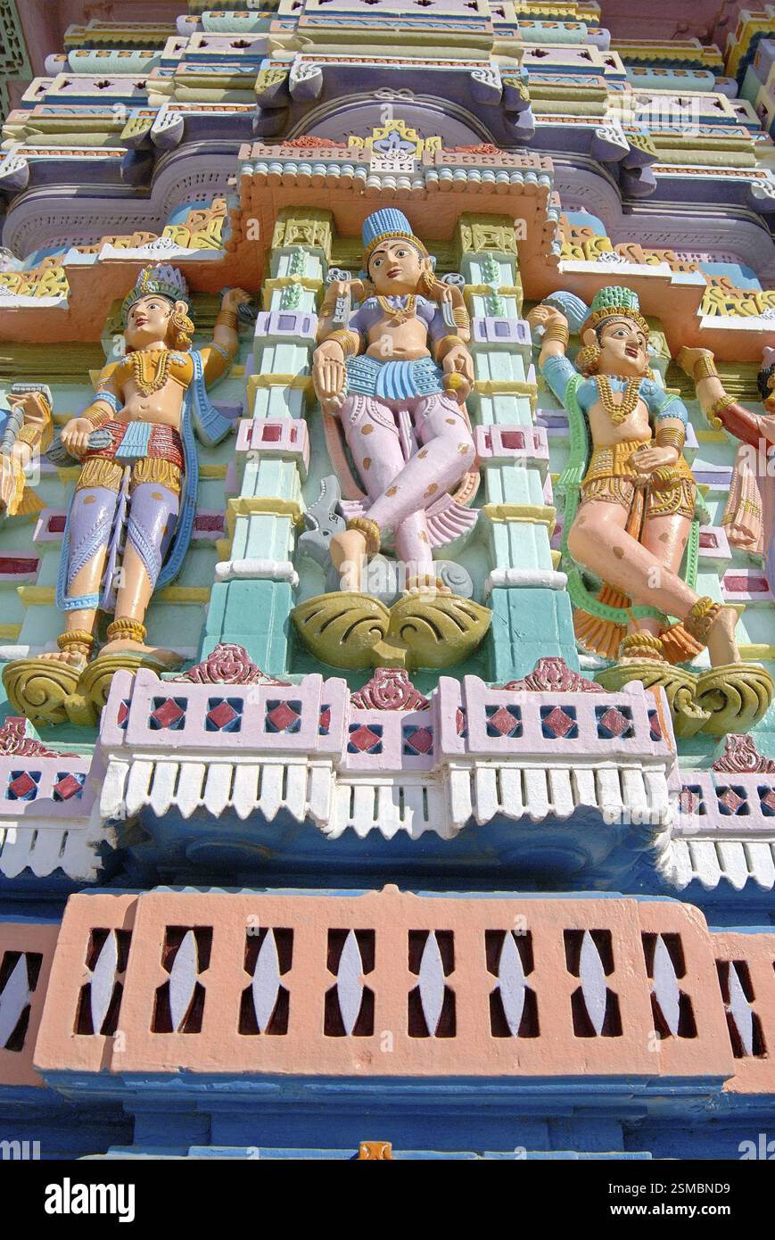 Decorative wall of Jain temple of Jakhau, Jakhau, Kutch, Gujarat, India ...