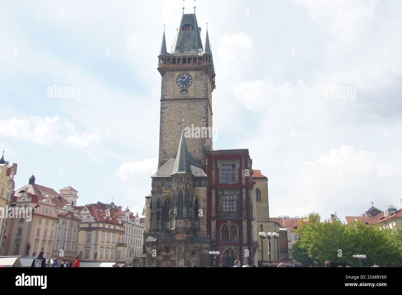 Prague Astronomical Clock, a medieval timepiece on Old Town Square. It ...
