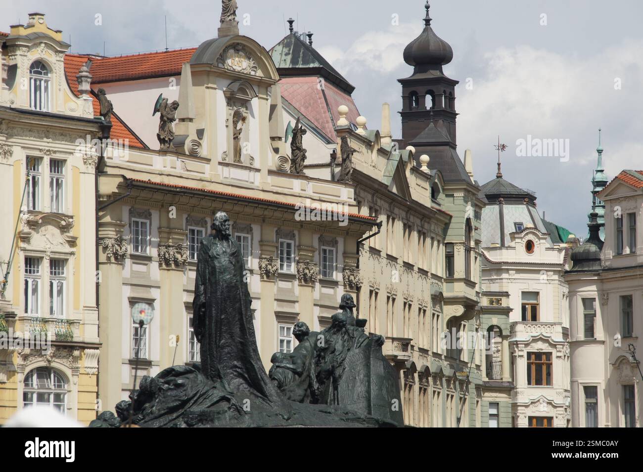Jan Hus monument bronze statue depicting Hus and followers symbol of ...
