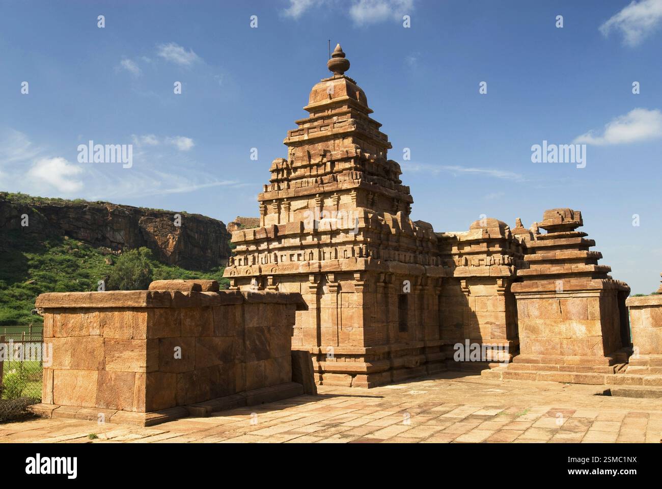 Bhutanatha temple near eastern bank of Agasthya tirtha tank in Badami ...