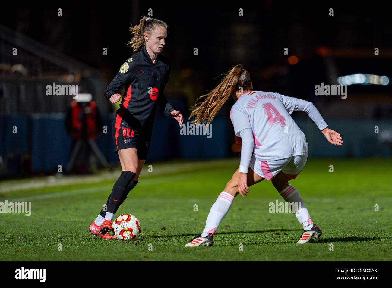 Fuenlabrada, Madrid, Spain. 12th Feb, 2025. Caroline Graham of FC ...
