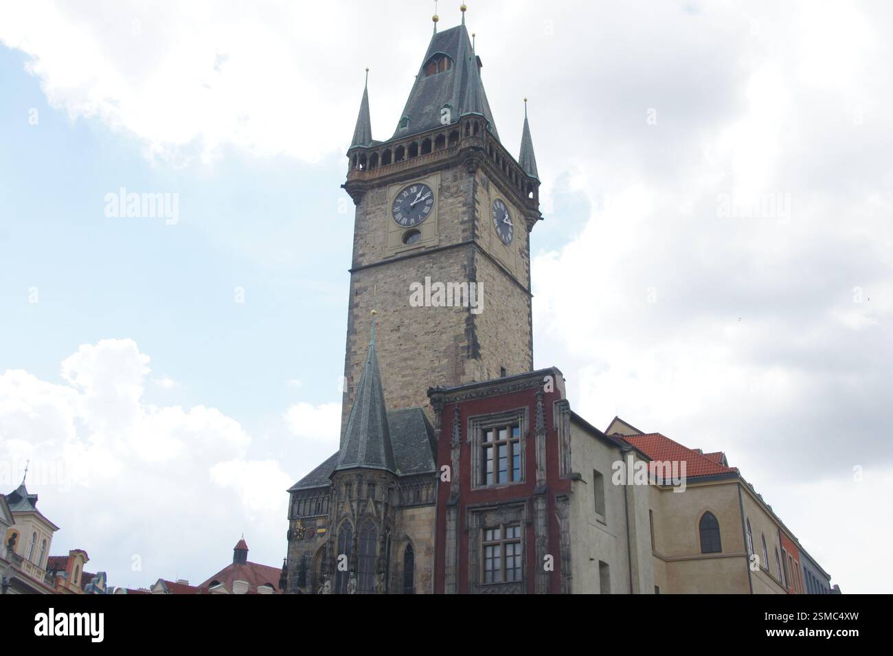 Prague Astronomical Clock. Medieval astronomical clock on Old Town ...