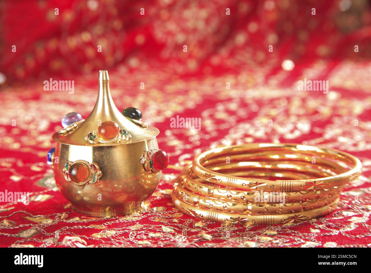 Indian festival Teej celebration procession for goddess Parvati bangles ...