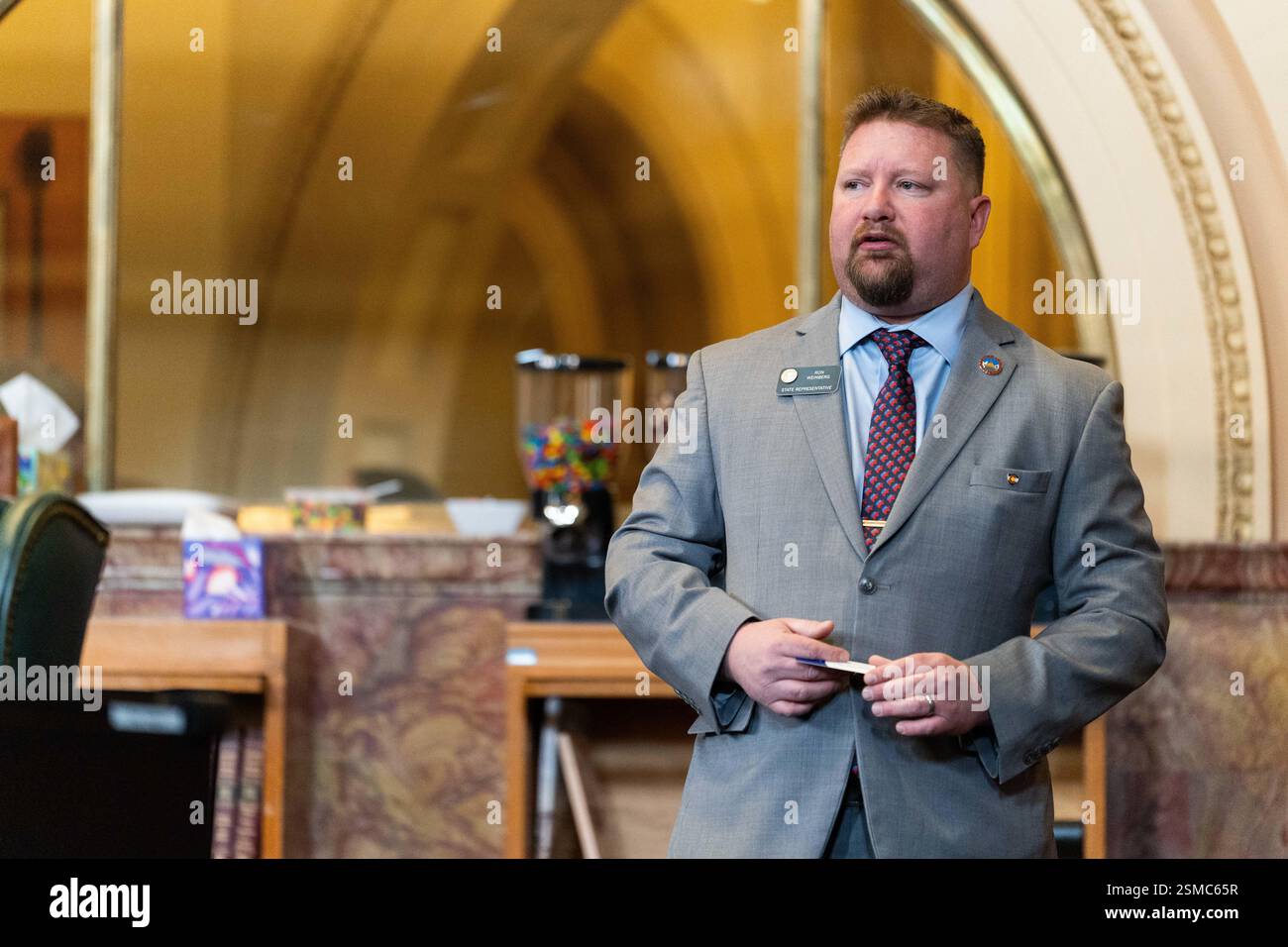 Denver, Colorado, USA. 12th Feb, 2025. State Rep. Ron Weinberg, R ...