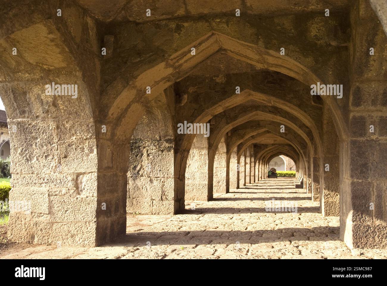 Arches of Ibrahim-Rauza built by Ibrahim Adil Shah II in Bijapur ...