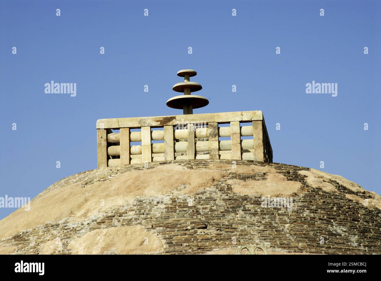 Top of Great maha stupa no 1 in Buddhist architectural built by Samrat ...