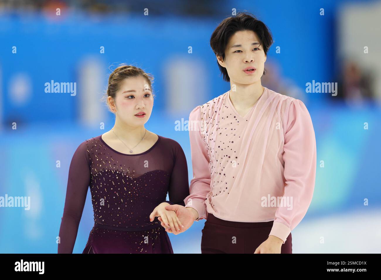 Harbin, China. 12th Feb, 2025. Azusa Tanaka & Shingo Nishiyama (JPN ...