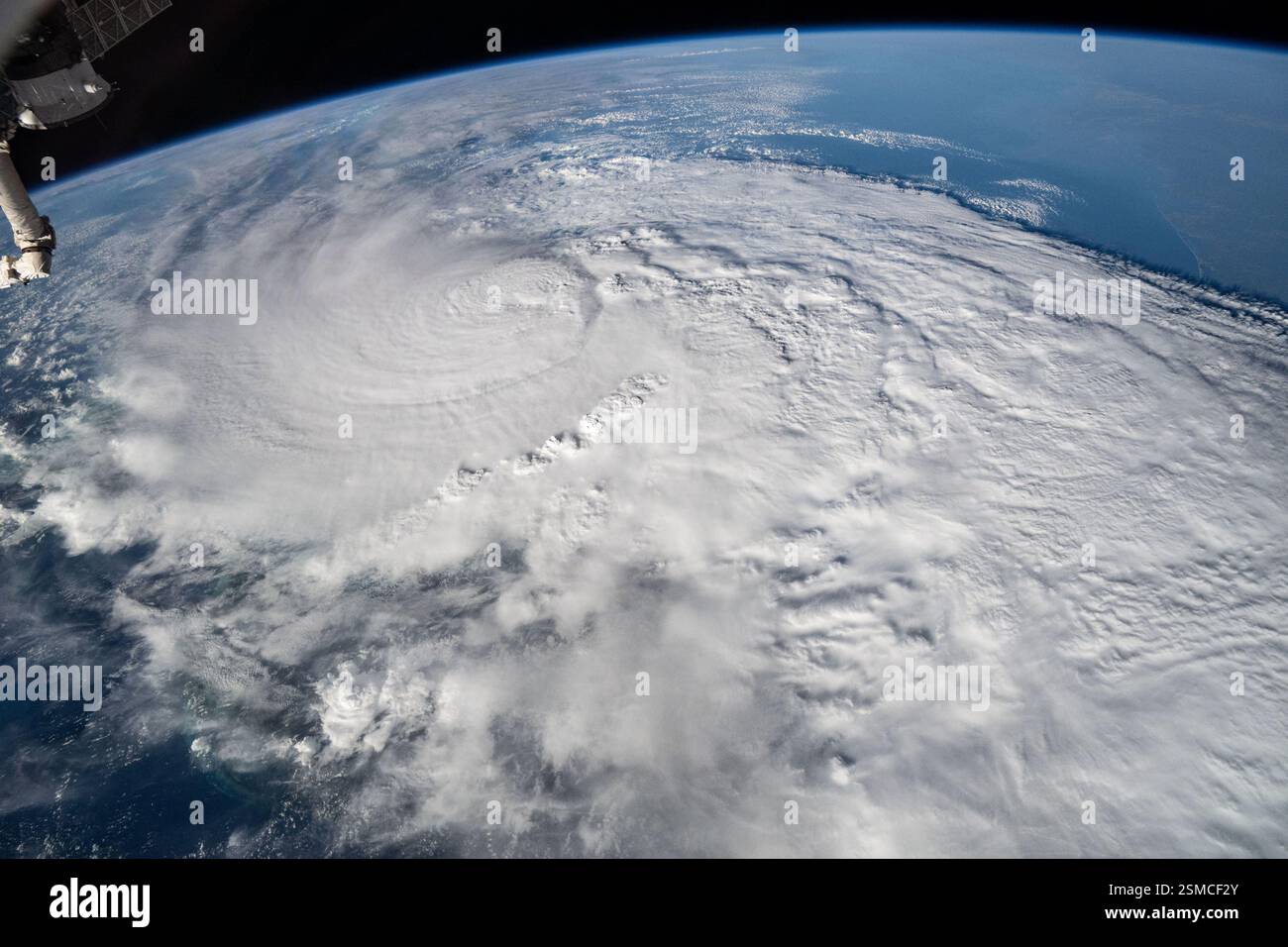 Earth Atmosphere. 8th Oct, 2024. Hurricane Milton category 4 storm over ...