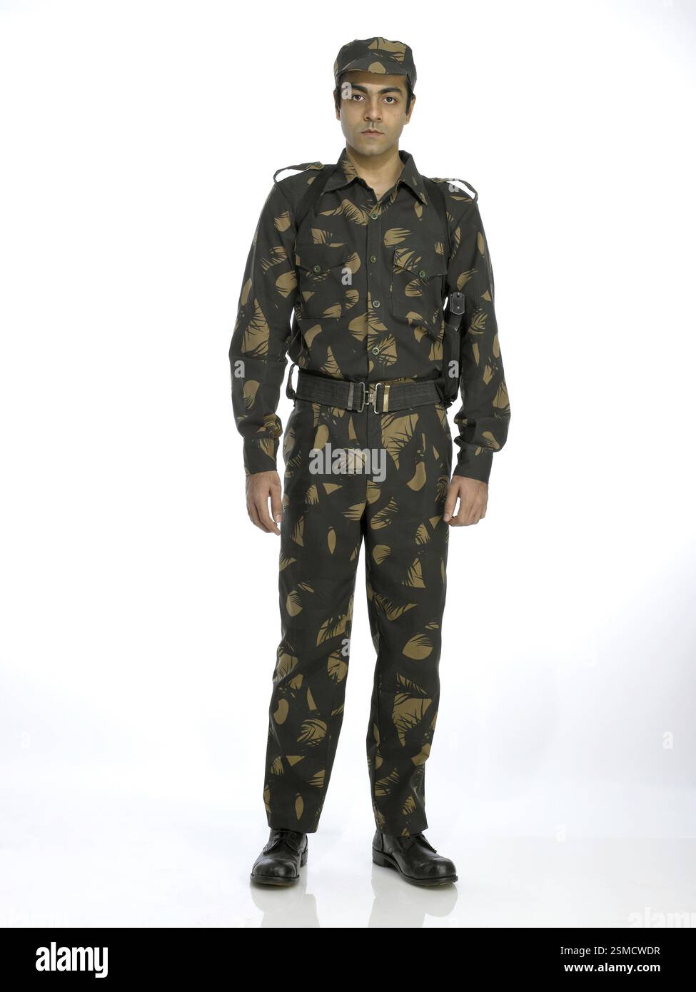 Indian army soldier standing in relaxed position MR#702A Stock Photo ...