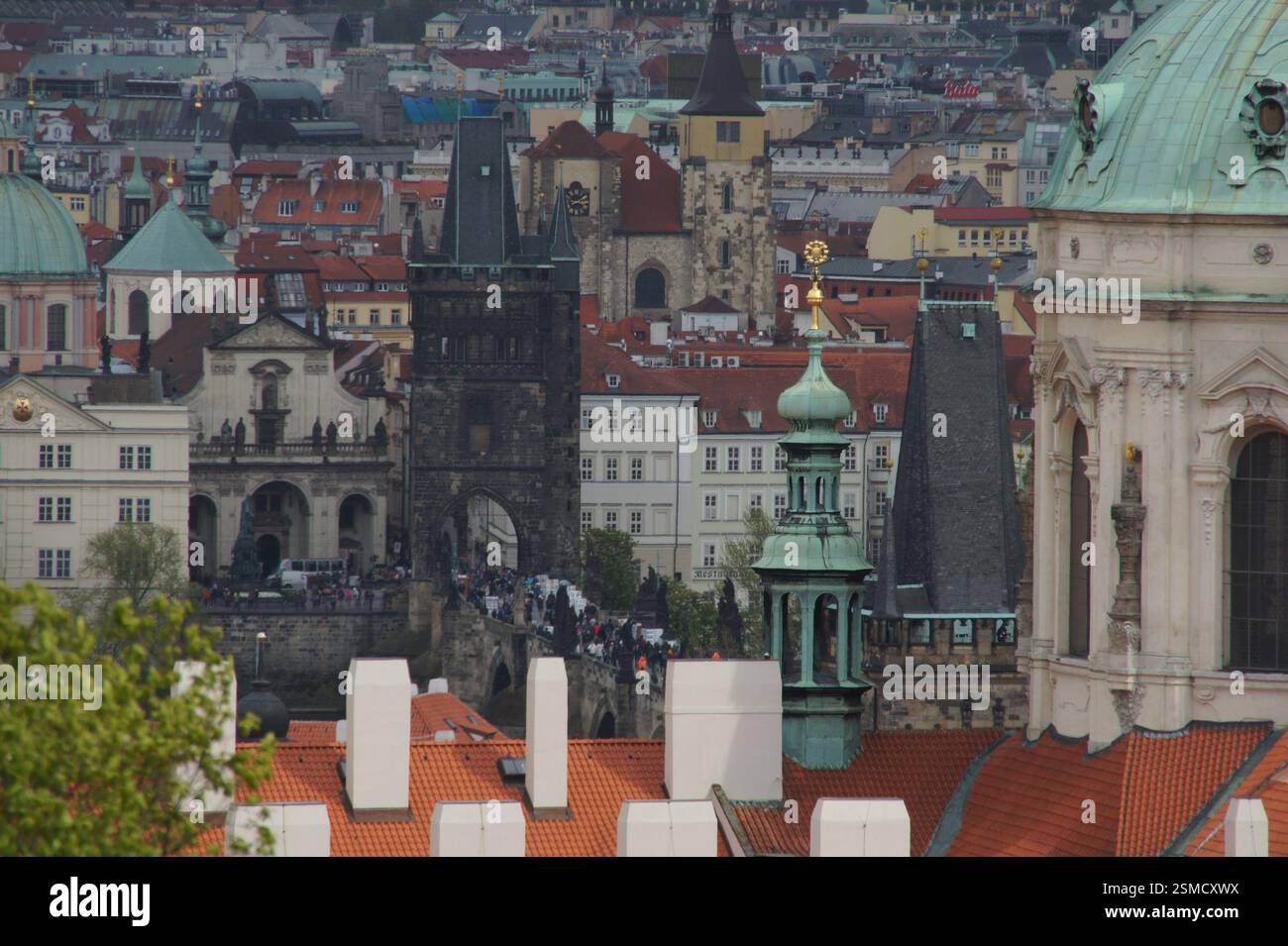 Charles Bridge is one of the most iconic landmarks in Prague, Czech ...